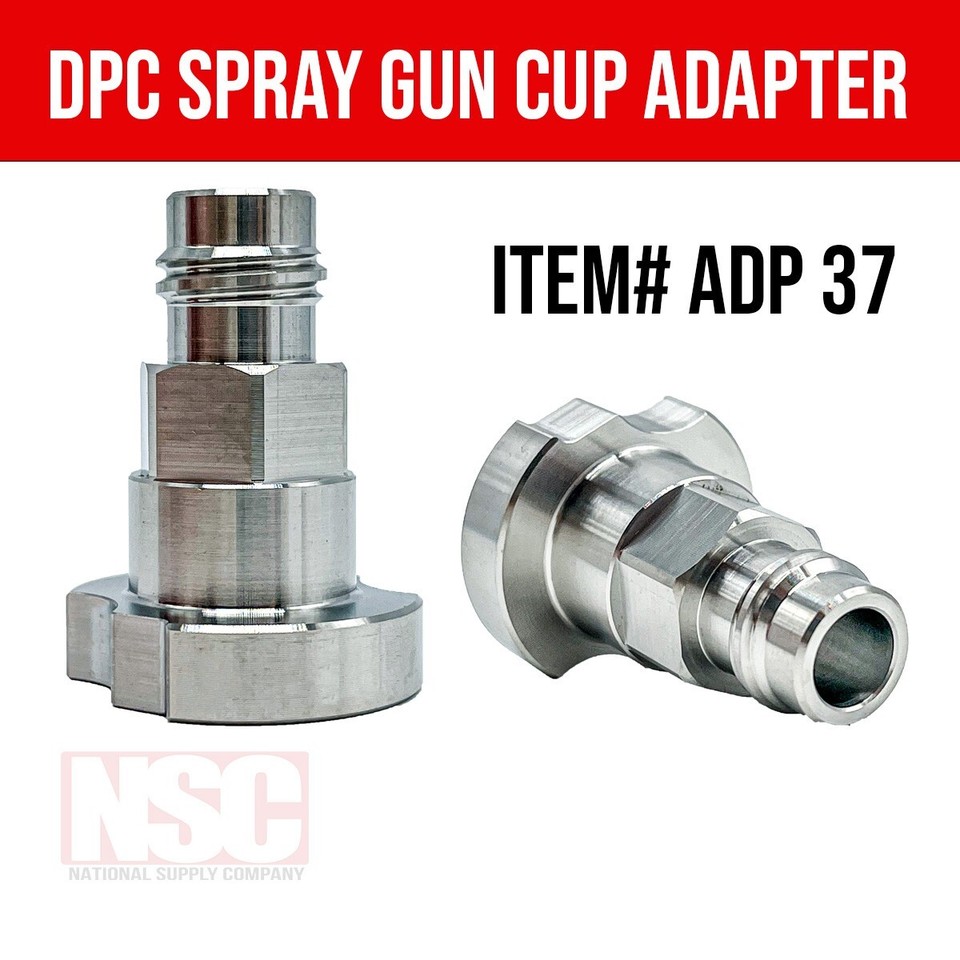 Adapter Paint Spray Gun (37) 16132 (Aftermarket) Compatible with 3M PPS ...