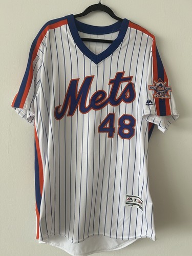 Jacob DeGrom Mets 1986 Throwback Jersey Size 48 Majestic | eBay