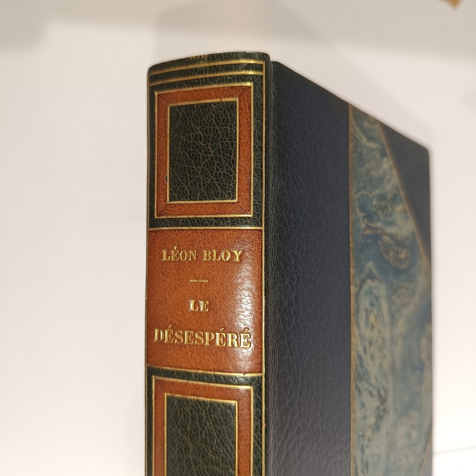 Édition LIMITÉE - Le Désespéré Léon BLOY Ex. sur Rives 1913 RELIURE ...