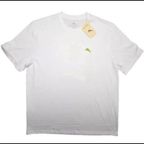 Tommy Bahama T-Shirt Men's Small Short Sleeve White Top Pickleball ...