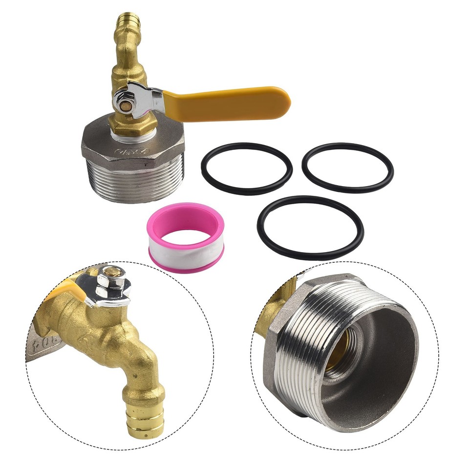 Outlet Tap Faucet Valve Tap Stainless Steel Excellent Acid Leak Proof ...
