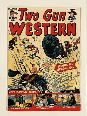 Two Gun Western #9/Golden Age Atlas Western Comic Book/FN | eBay