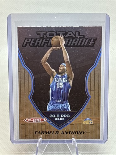 2005-06 Topps Total Performance Carmelo Anthony #8 Foil Insert NBA FHOF ...
