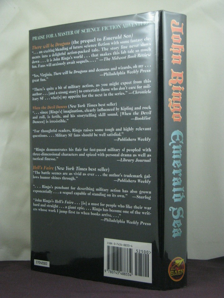 1st, signed by author, Council Wars 2: Emerald Sea by John Ringo (2004 ...