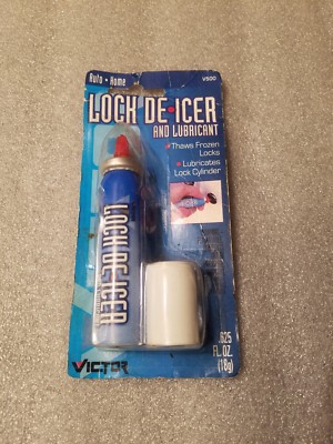 Lock De-Icer/Lubricant,Clear VICTOR Vintage New In Package V500 | eBay