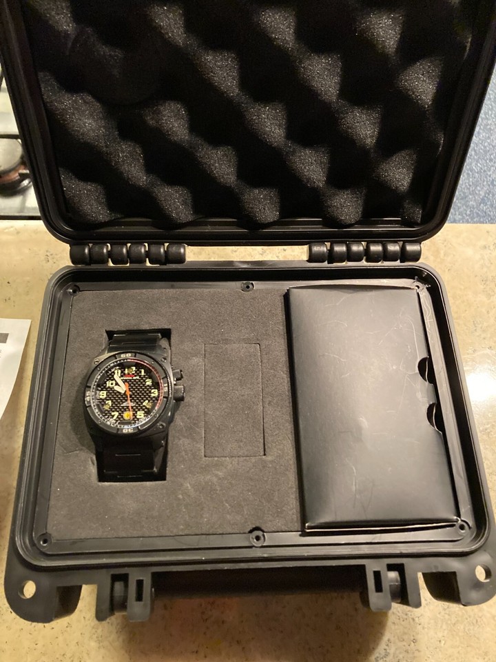 MTM Falcon Watch (Black DLC Special Ops, Titanium Body, Titanium Hex ...