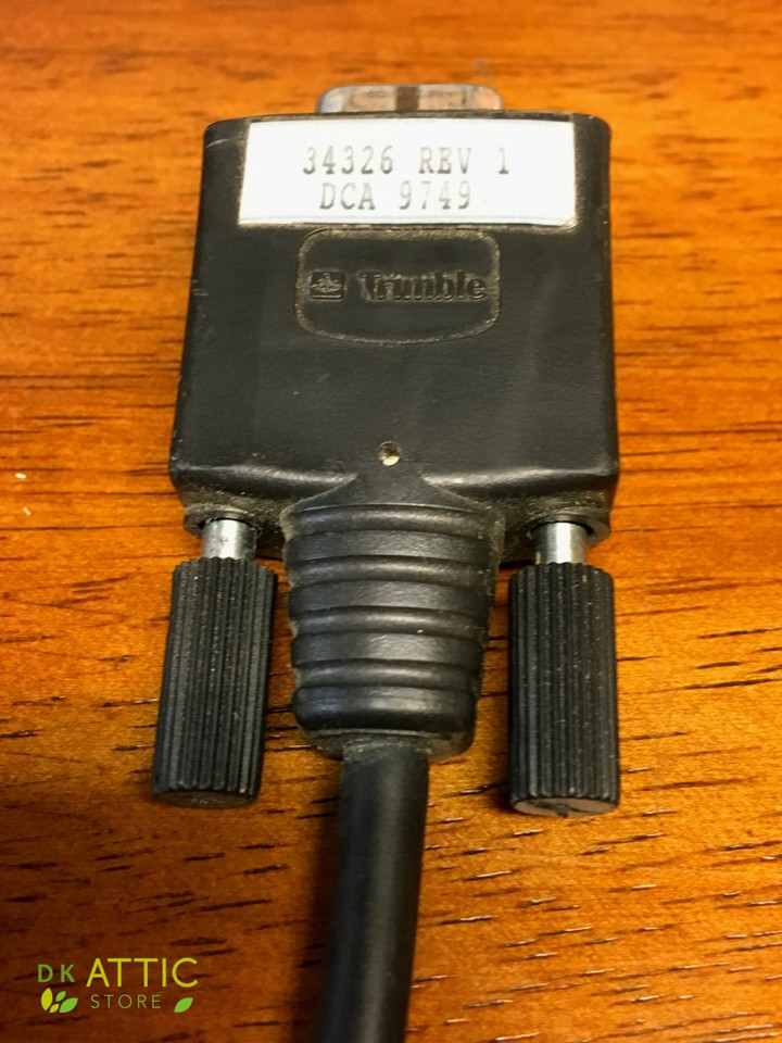 Trimble GPS Data Cable P/N: 34326 DCA 9 Pin and 12 Pin Connectors | eBay