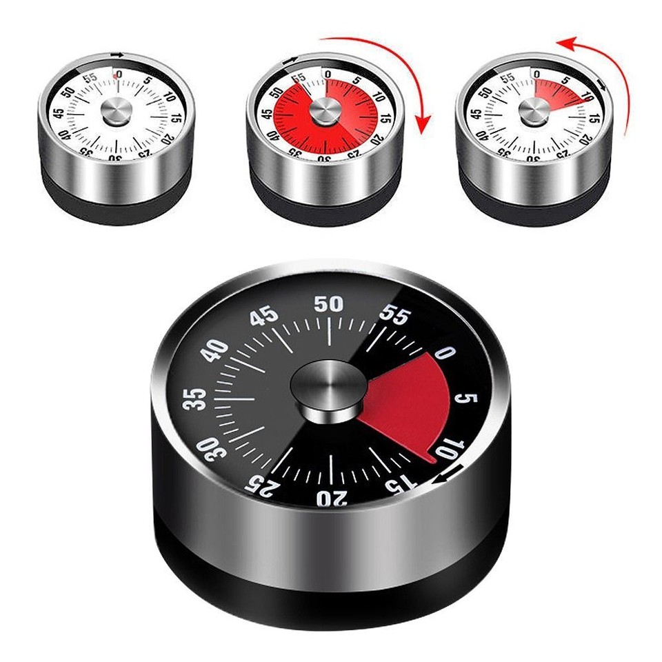 Visual Timer 60 Minute Countdown Magnetic Alarm Timer Time Management ...