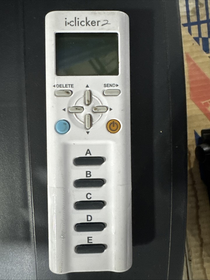 ICLICKER 2 No back STUDENT CLASSROOM RESPONSE SYSTEM REMOTE CONTROL | eBay