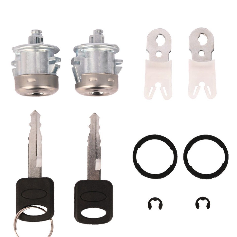 Front Door Lock Cylinder w/2 Keys For Ford F-150 97-11 F-250 F-350 ...