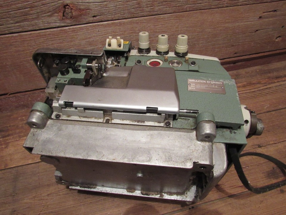 Vintage WILLCOX & GIBBS By Pegasus Thread Industrial Sewing Machine ...