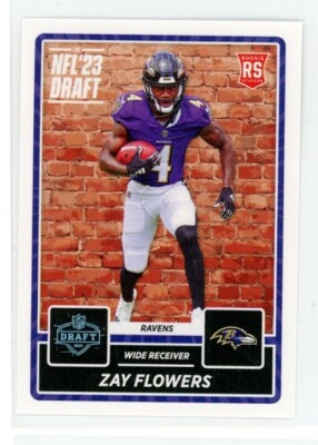 2023 Panini NFL Sticker & Card Collection Zay Flowers Draft Rookie ...