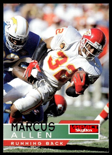 1995 SkyBox Impact Marcus Allen Kansas City Chiefs #70 | eBay