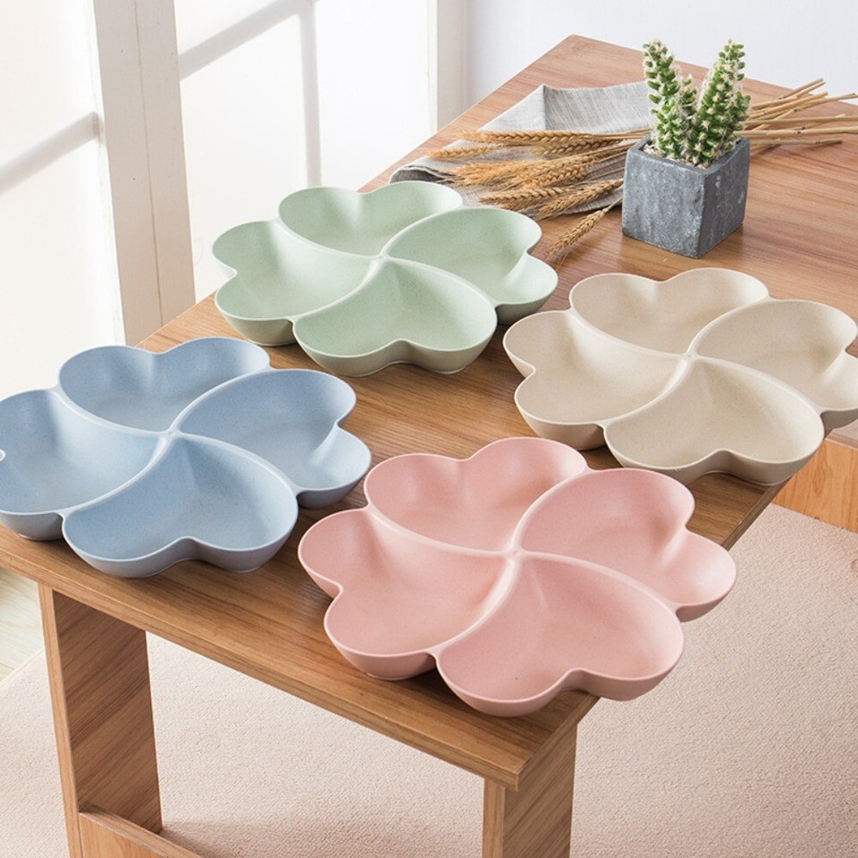 Divided Party Snack Plate Appetizer Serving Platter Nuts Dish Food ...