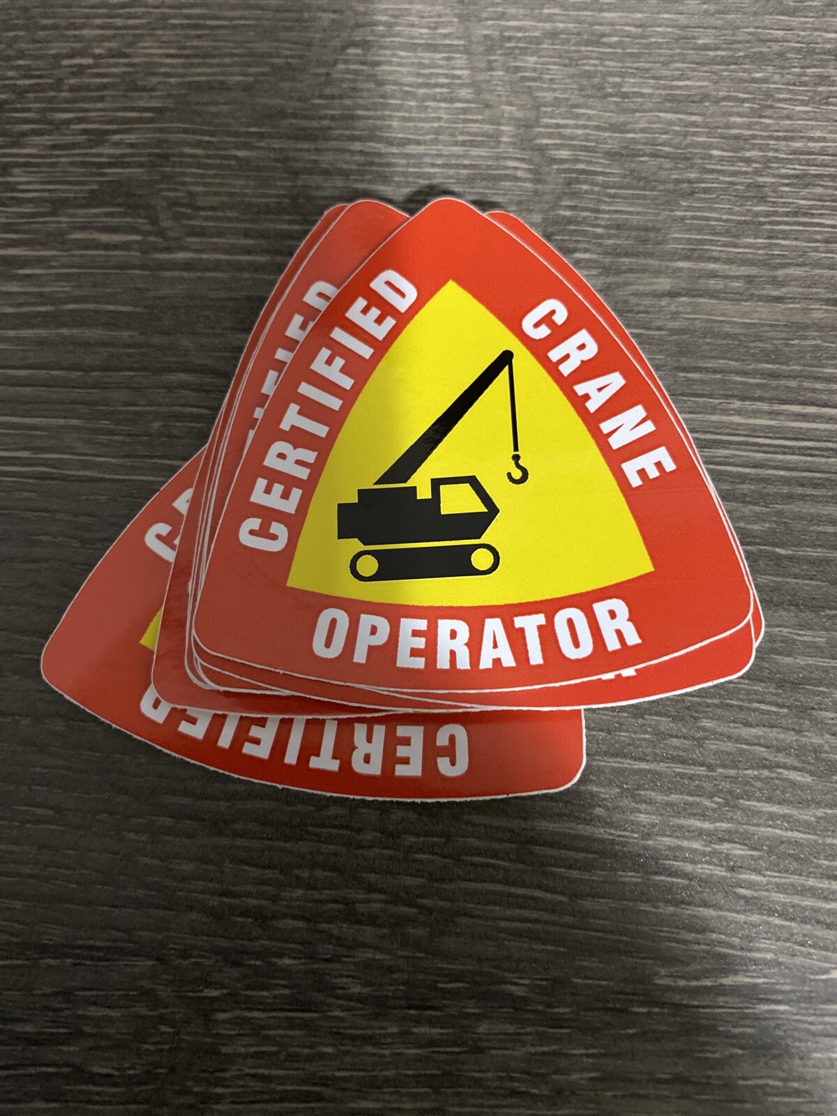 Hard Hat Sticker | CERTIFIED CRANE OPERATOR Heavy Equipment Safety ...