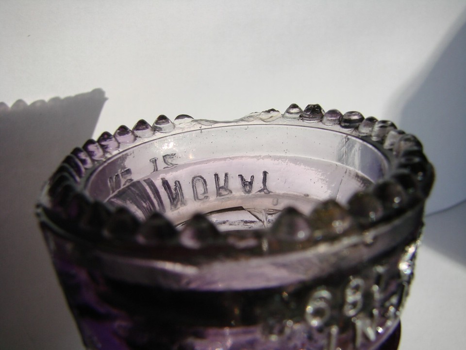 CD 113 Dark Purple Hemingray No 12 Insulator | eBay