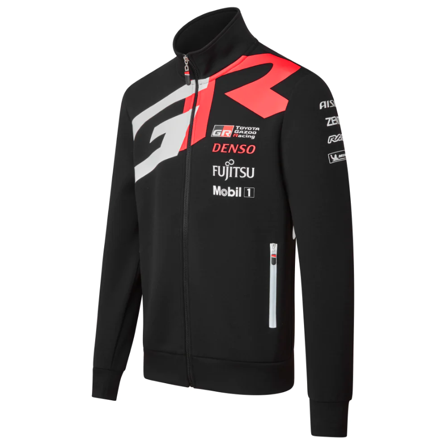 Toyota Gazoo Racing Official Team Full Zip Sweatshirt Jacket WEC Le ...