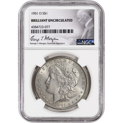 1901-O US Morgan Silver Dollar $1 - NGC Brilliant Uncirculated | eBay