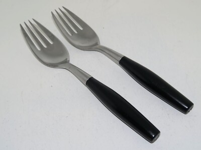 Dansk Designs Black Kongo flatware dinner fork - Jens Harald Quistgaard ...