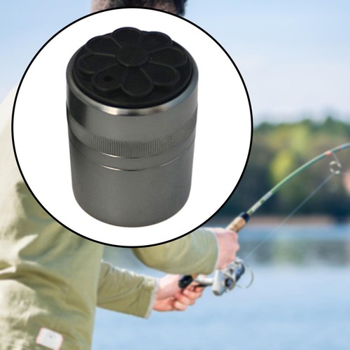 2-4pack Fishing Rod Butt Cap with Drain Hole Aluminum Alloy Fishing ...