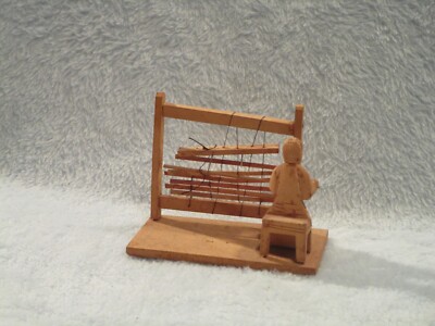 Chinese Woman Working Loom, Wood and Metal Vintage Piece | eBay