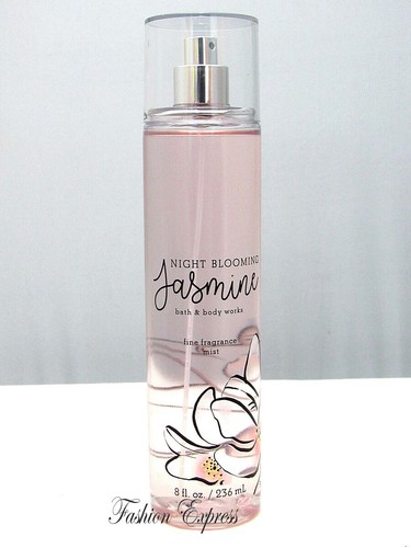 BATH & BODY WORKS NIGHT BLOOMING JASMINE BODY MIST SPRAY 8 FL OZ ...