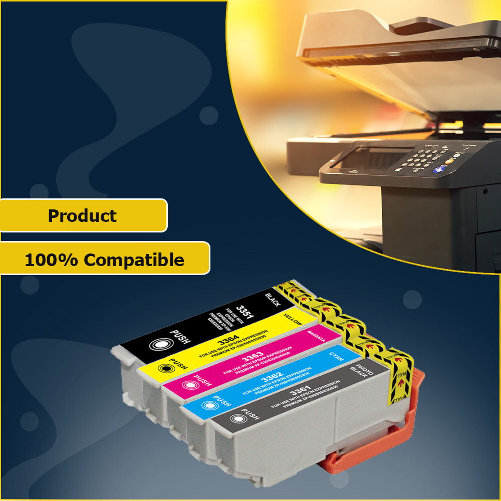5 INK CARTRIDGE Fits For Epson XP-630 XP-635 XP-640 XP-645 XP-7100 XP ...
