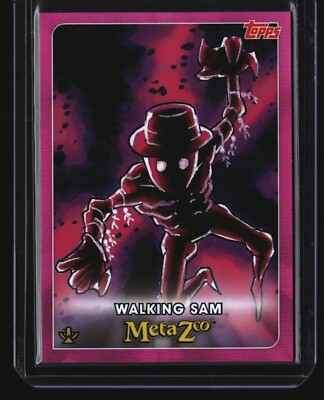 MetaZoo Walking Sam #71 (Topps Series 0 Holo Aura Cryptid Nation) NM ...