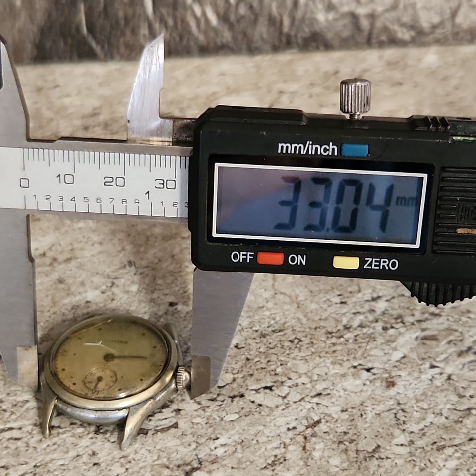 Vintage Lavina Army Waterproof Manual Watch , Not Working For Parts ...