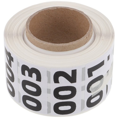 1 Roll Number Stickers Consecutive Number Stickers Roll 1-800 for ...