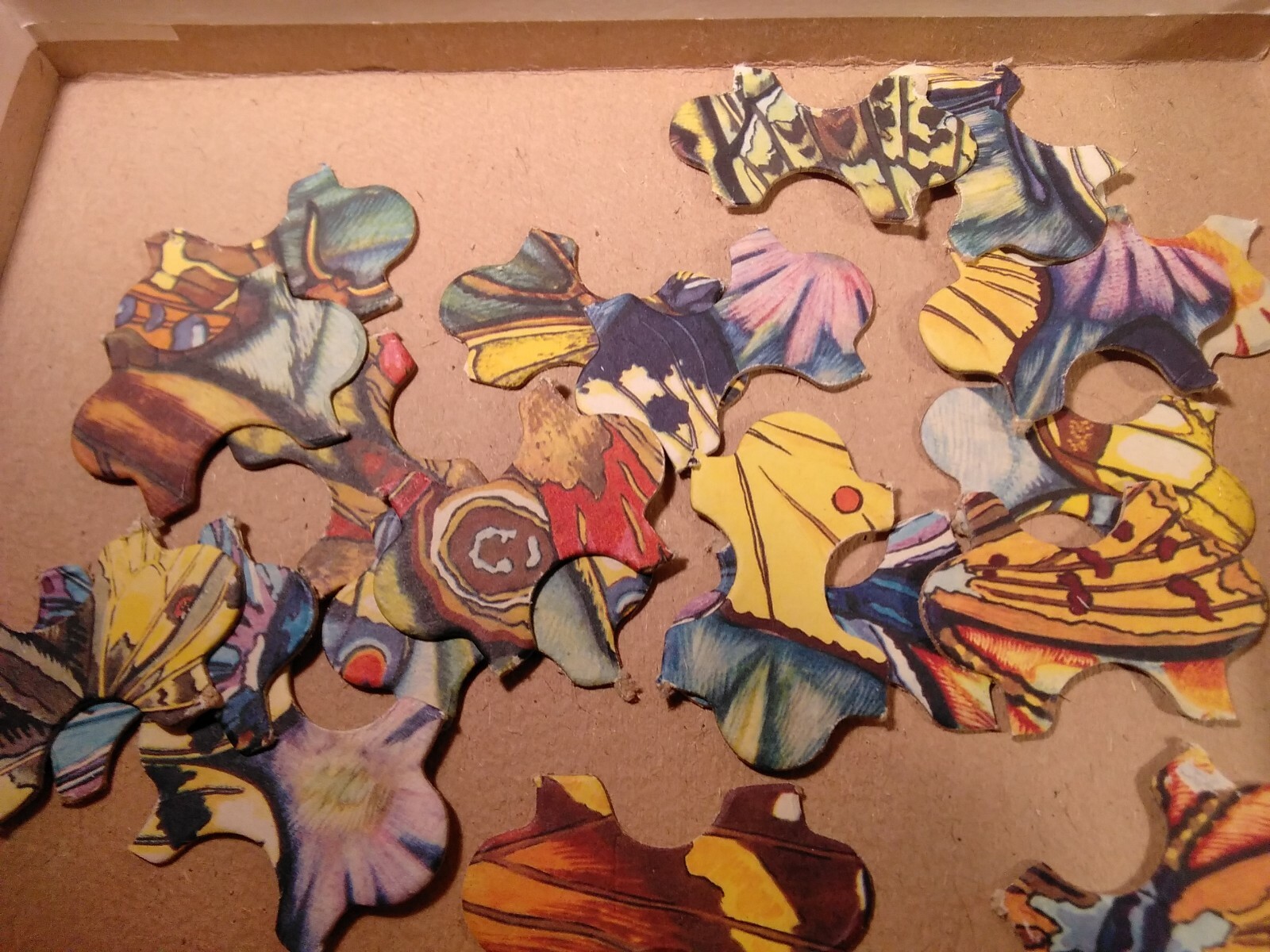 Vintage Soviet puzzles. One of the first. Toy USSR. original. Full set ...