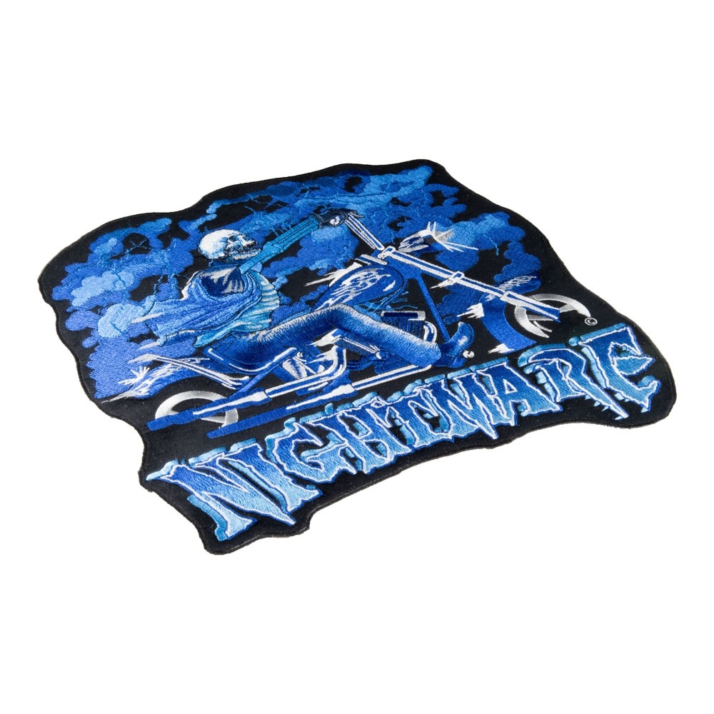 Nightmare Skeleton Motorcycle Patch, Biker Back Patches | eBay