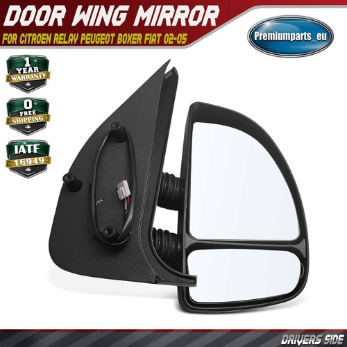 Electric Long Arm Wing Mirror Drivers for Citroen Relay Fiat Ducato ...