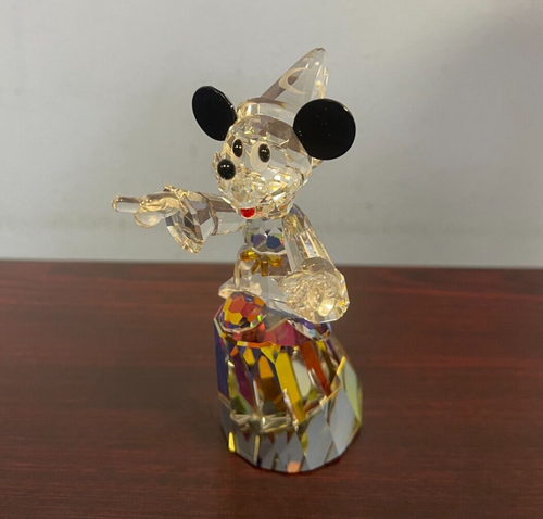 CRYSTAL WORLD SORCERER MICKEY MOUSE DISNEY FANTASIA FIGURINE LE 2000 ...