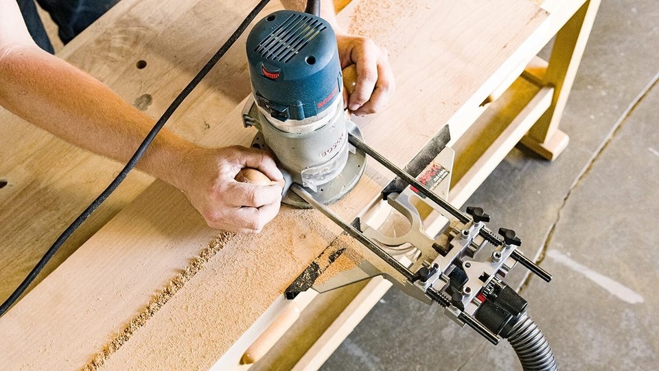 Router Edge Guide Woodworking Jig for 1611 1613 1617 1618 BOSH Portable ...