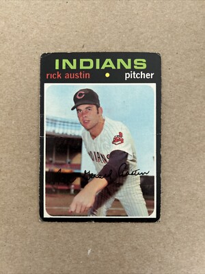 1971 Topps Baseball Rick Austin Cleveland Indians Card #41 | eBay