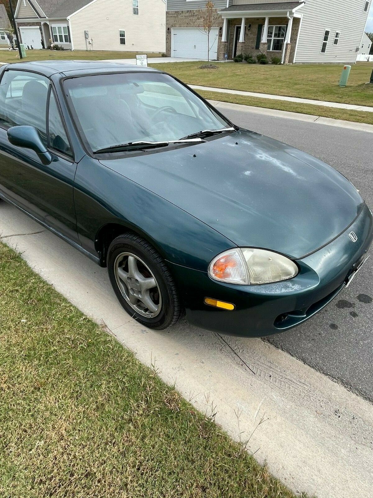 Honda Del Sol Si, 1.6L,1997, green, VTEC, 2 door coup, removable top ...