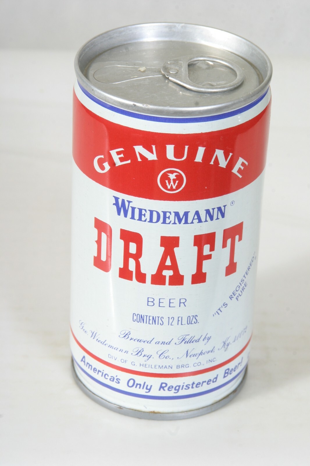Wiedemann Genuine Draft Beer can | eBay