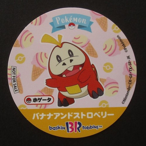 Pokemon Fuecoco No.909 Sticker Baskin Robbins 2023 Japanese | eBay