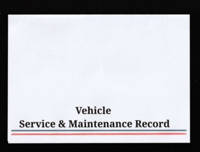 BULK LOT OF 3 VEHICLE SERVICE & MAINTENANCE RECORD BOOKS 3 BOOKS IN ...