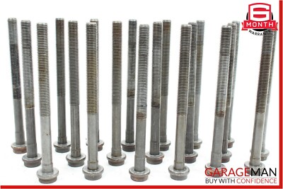 03-06 Mercedes W211 E55 CLS55 AMG Cylinder Head Screw Bolt Bolts Set of ...