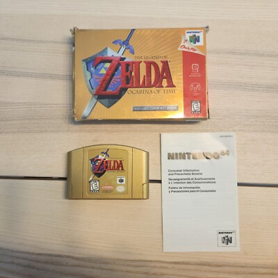 Legend of Zelda: Ocarina of Time - Collector's Edition Nintendo 64 Game ...