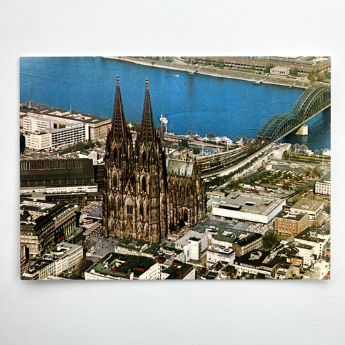 Cologne Cathedral Koln Am Rhein Germany Aerial Unposted Postcard | eBay