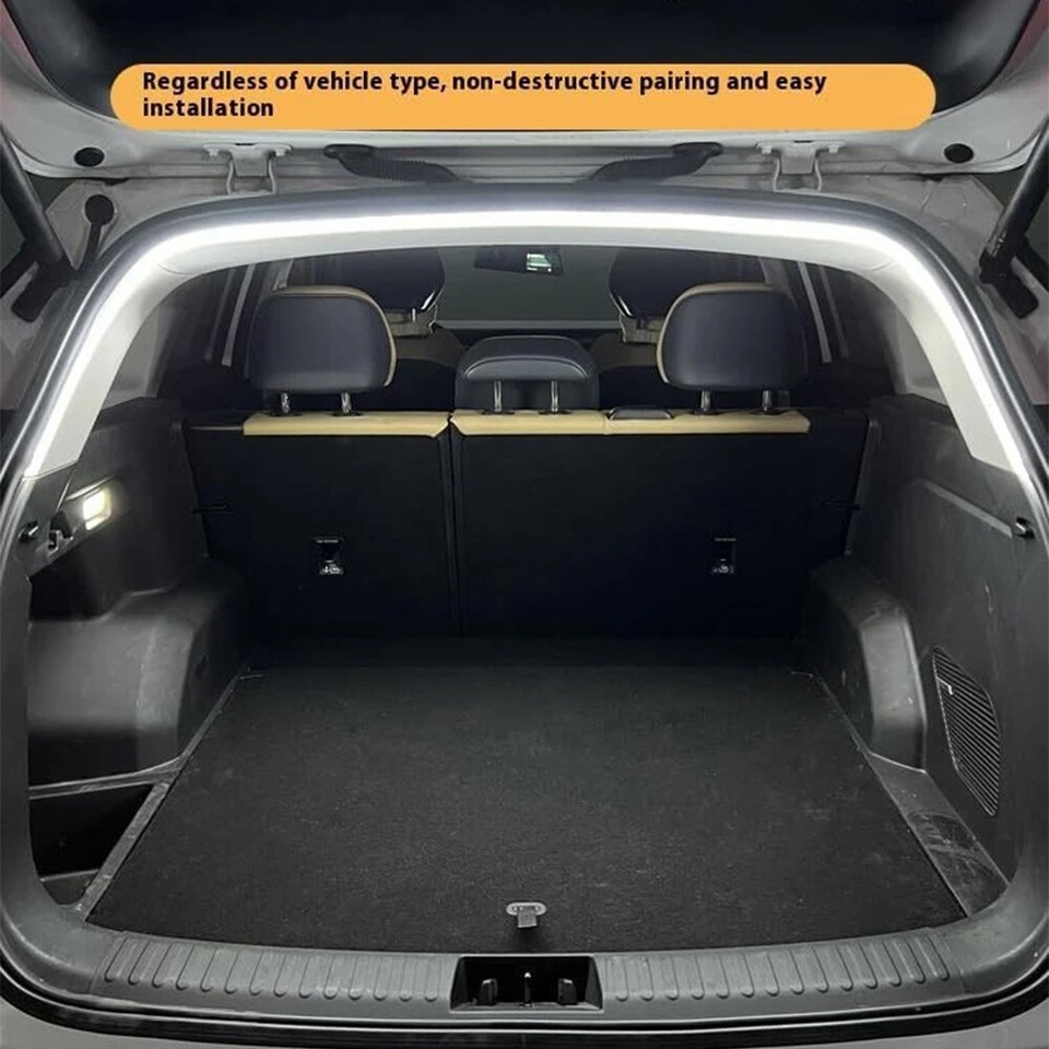 Dynamic Flowing Car Trunk Light Strip,2/4m Car Trunk LED Light Strip ...