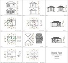 26x18 Feet Small House 8x5.5 Meter 1 Bed 1 bath Gross Hipped Roof (A4 ...