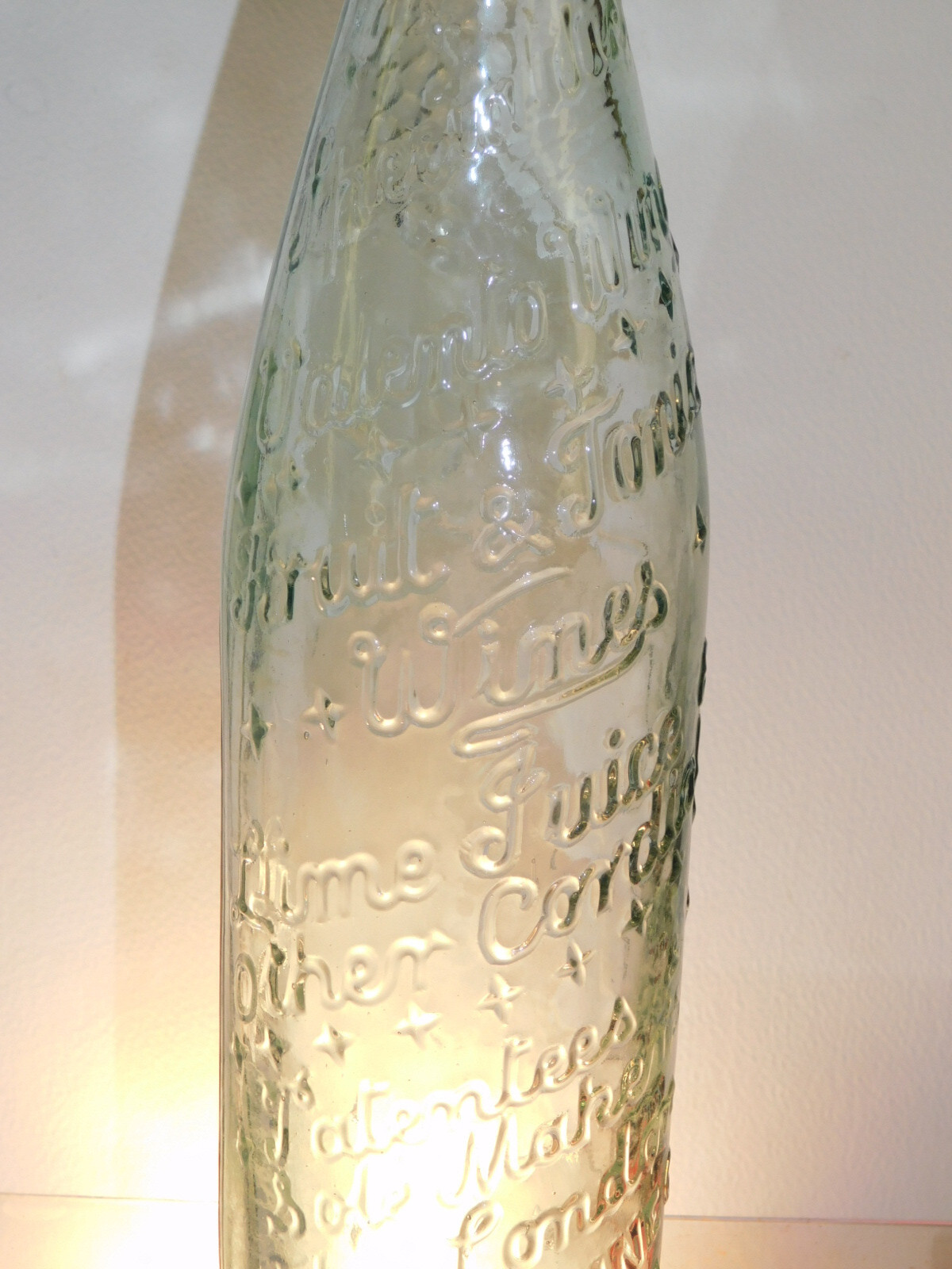 ANTIQUE BOTTLE STUNNING ALL STAR FANCY CORDIAL & FRUIT TONICS OLD ...