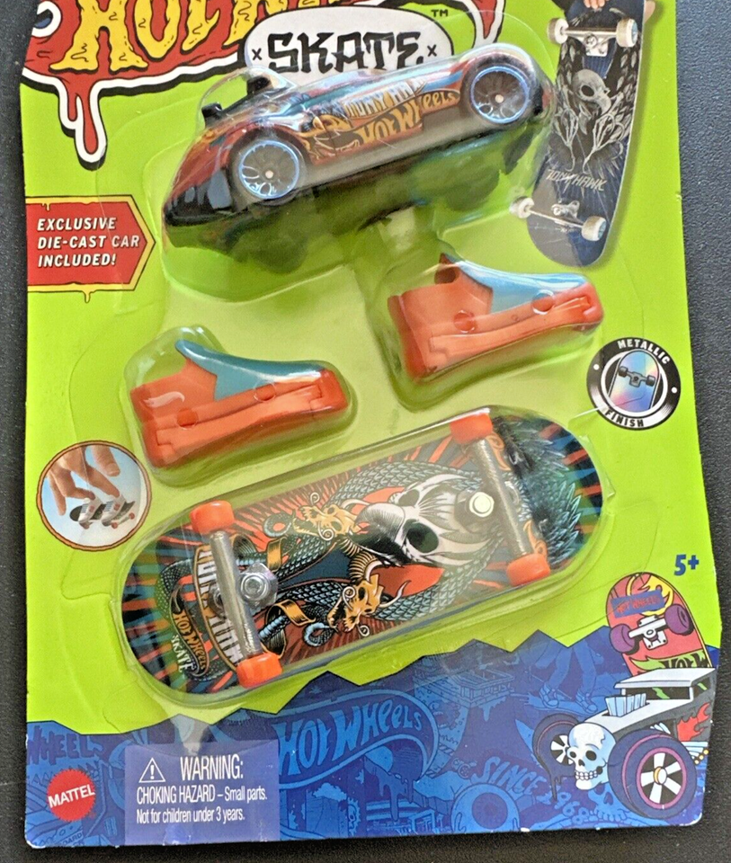 Hot Wheels Skate-Tony Hawks Car and Fingerboard Set-"Tour de Fast"-Free ...