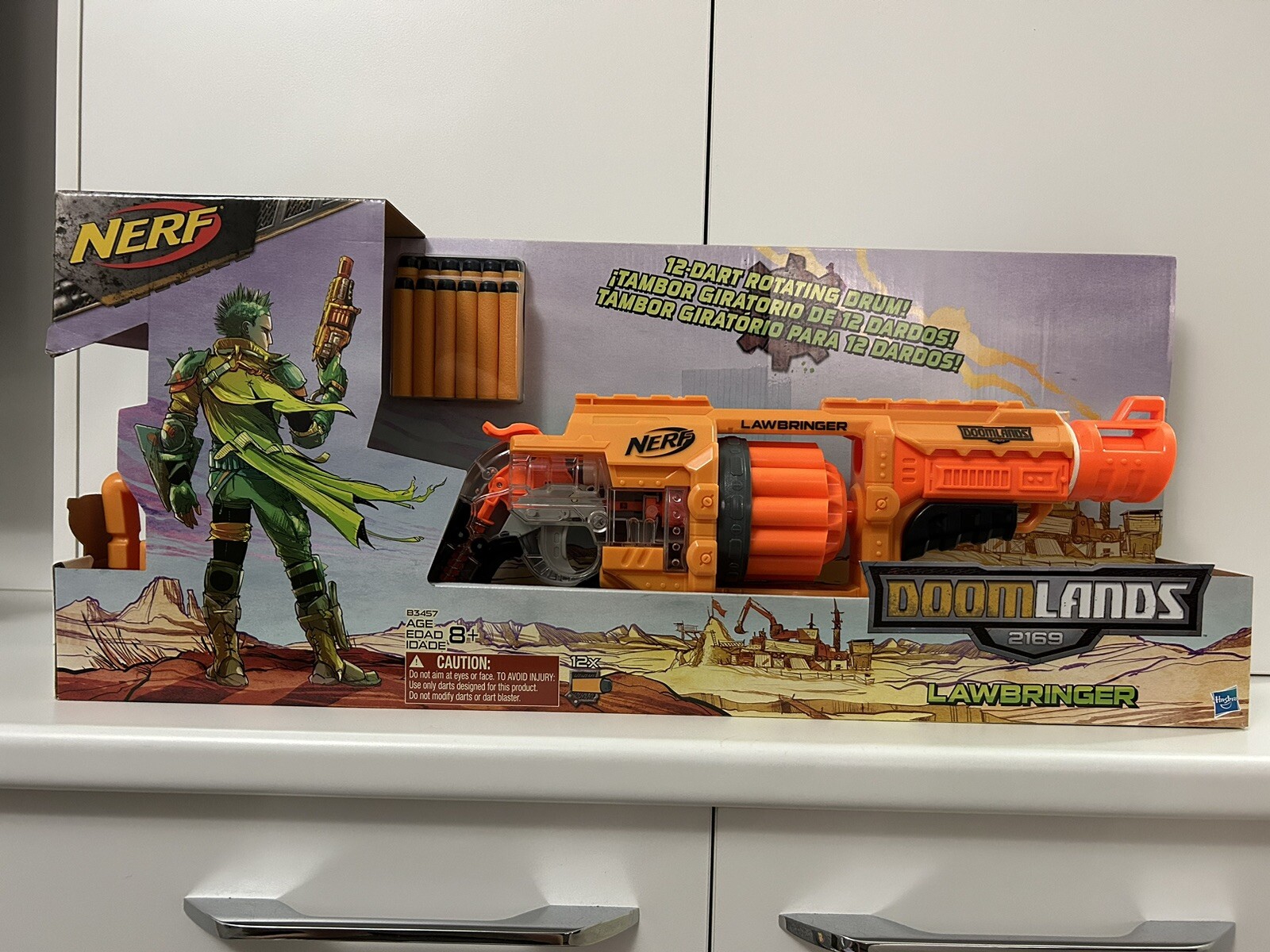 NERF N-strike Doomlands 2169 Lawbringer Dart Blaster Doom Lands for ...