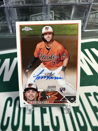 2023 Topps Chrome Update Terrin Vavra Rookie On Card Auto RA-TV RC ...