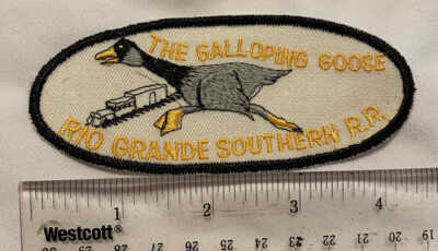 Vintage The Galloping Goose Rio Grande Southern R.R. Railroad Patch | eBay